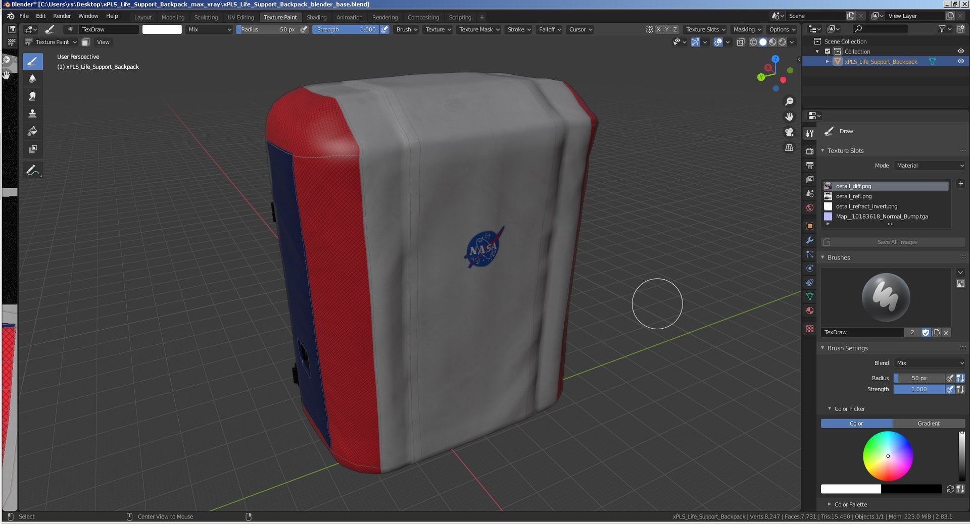 3D xpls life support backpack - TurboSquid 1624055