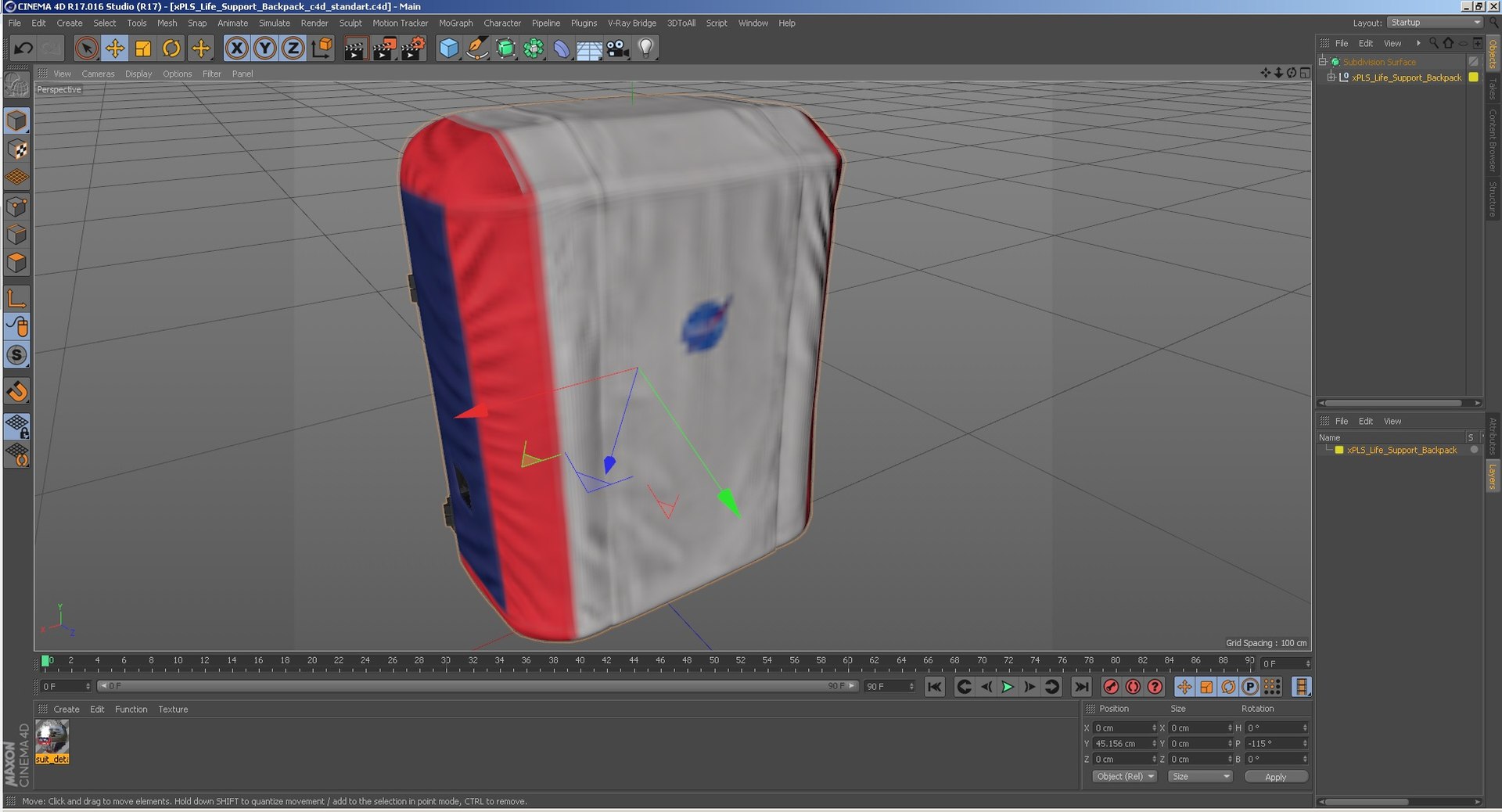 3D xpls life support backpack - TurboSquid 1624055