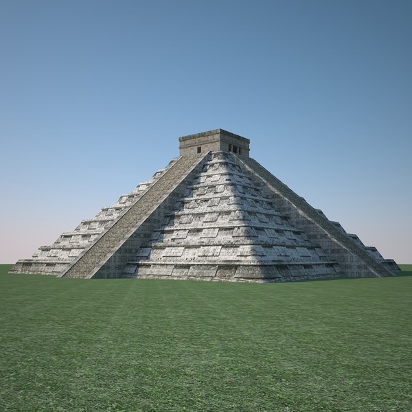3d model chichen itza