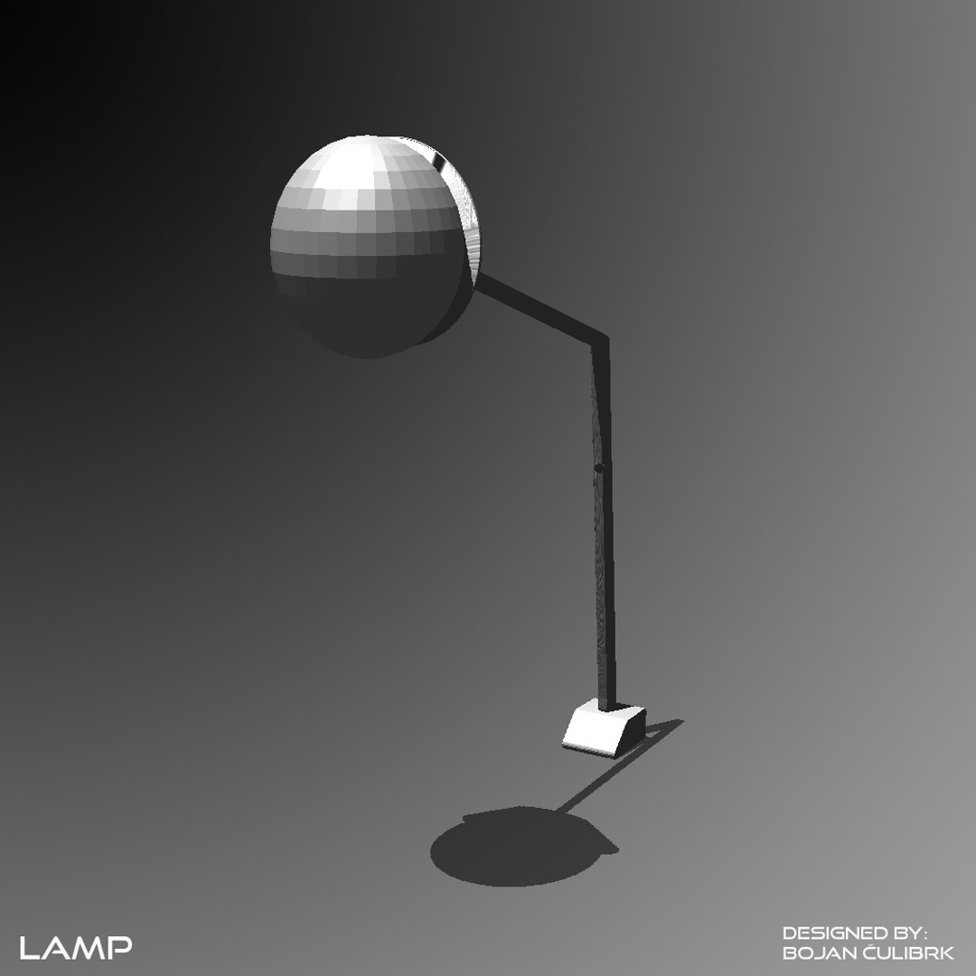 3d model lamp