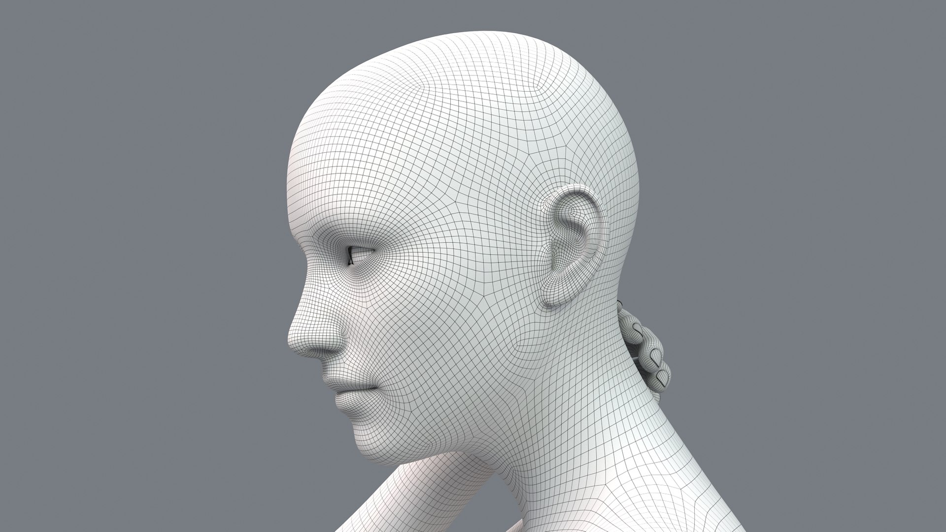 3D Mannequin Female 001 Pose 07 model - TurboSquid 1947265