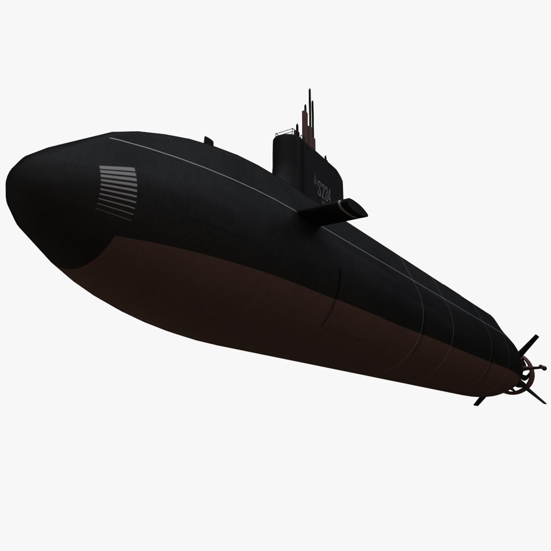 3d Submarine Sub Marine Model