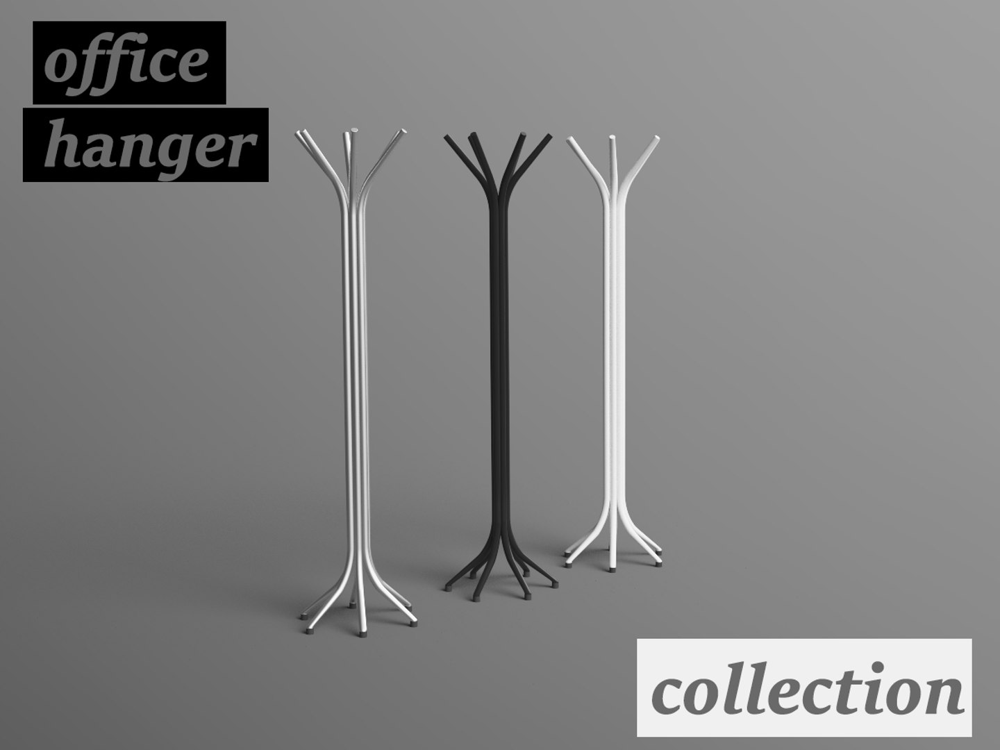 realistic office hanger 3d model