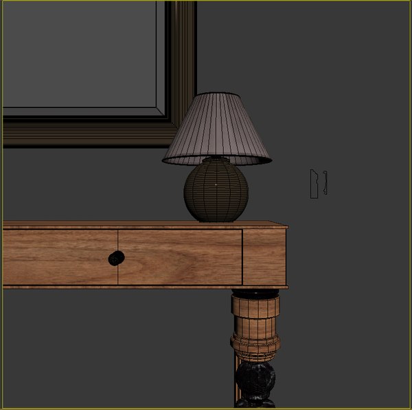 3d max decorative set art deco