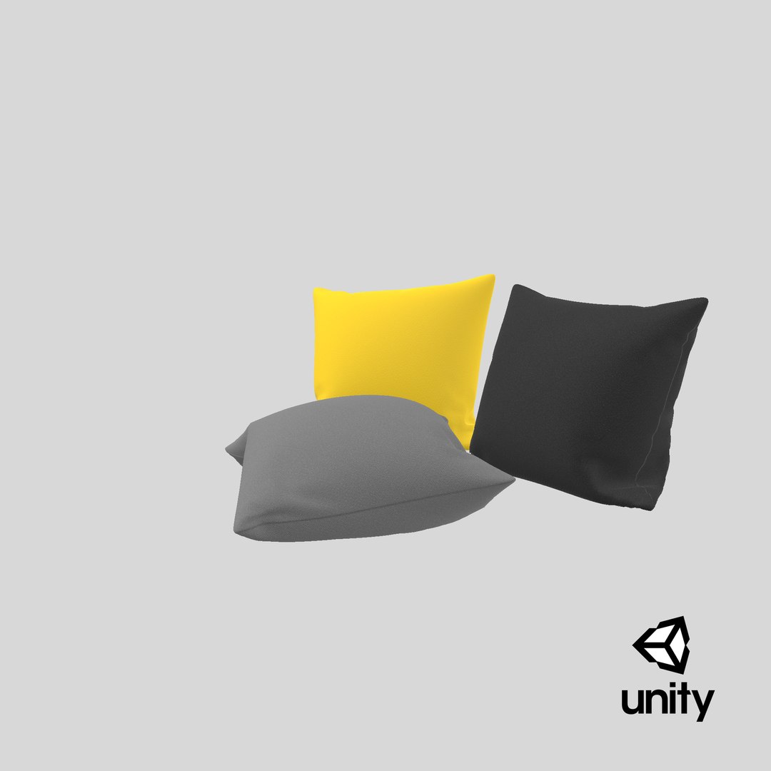 3D Blank Pillows V1 - TurboSquid 1732063