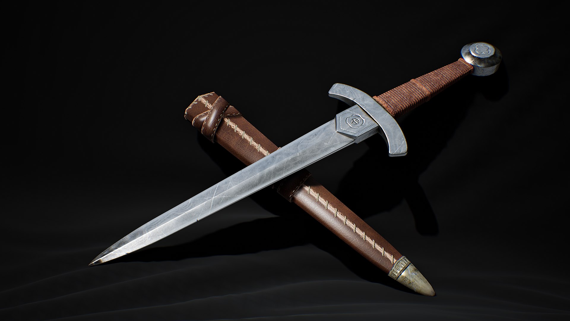 Medieval Dagger 3D Model - TurboSquid 1814136