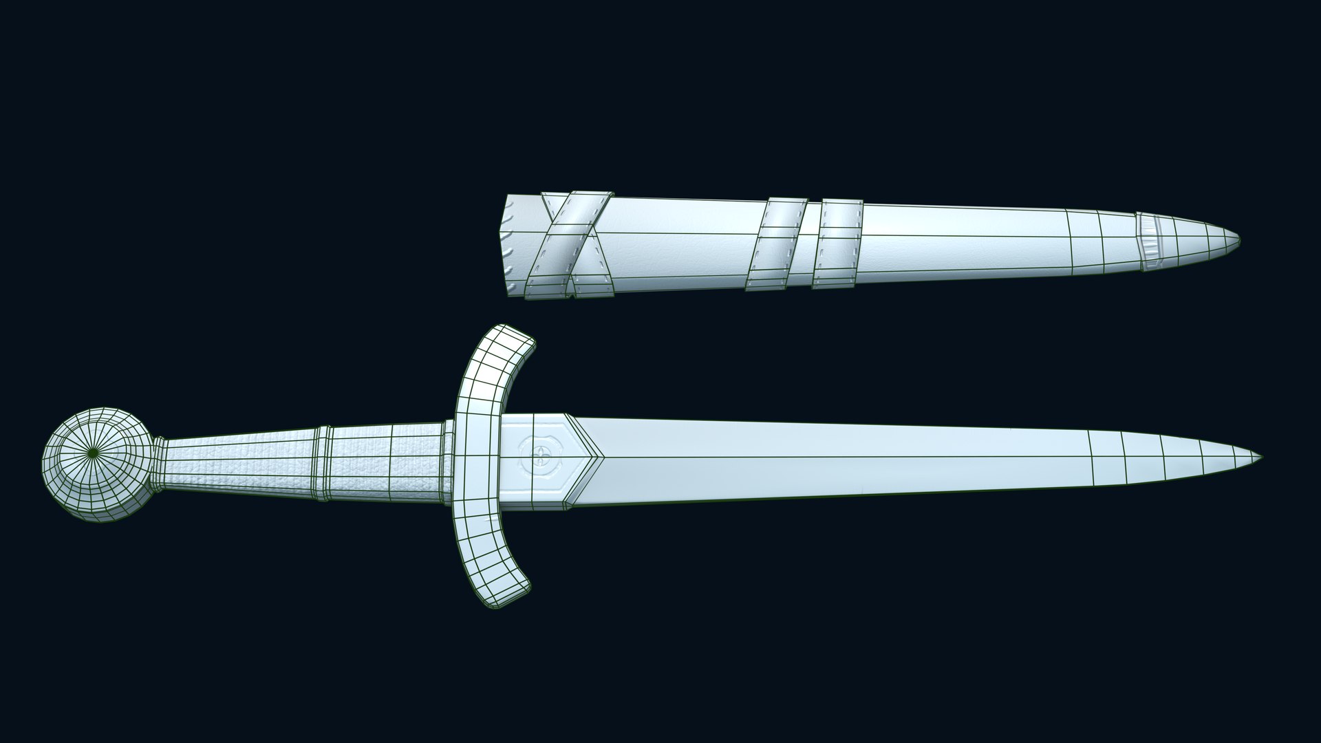 Medieval Dagger 3D Model - TurboSquid 1814136