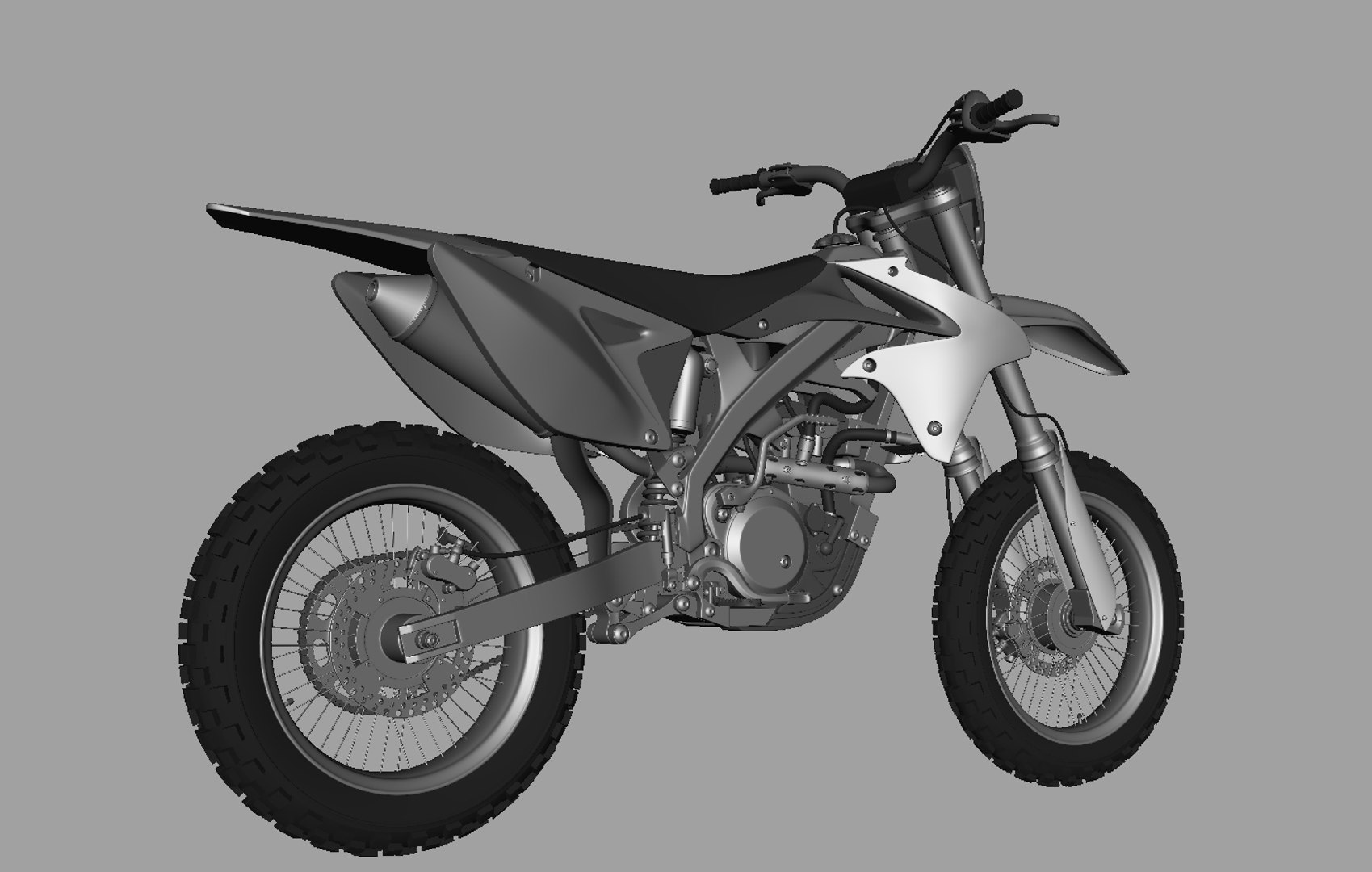 Dirt Bike 3D Model - TurboSquid 1428681