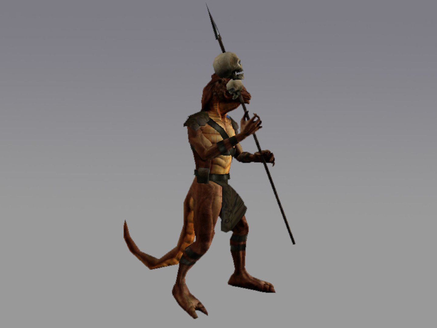 3s lizarman rpg character