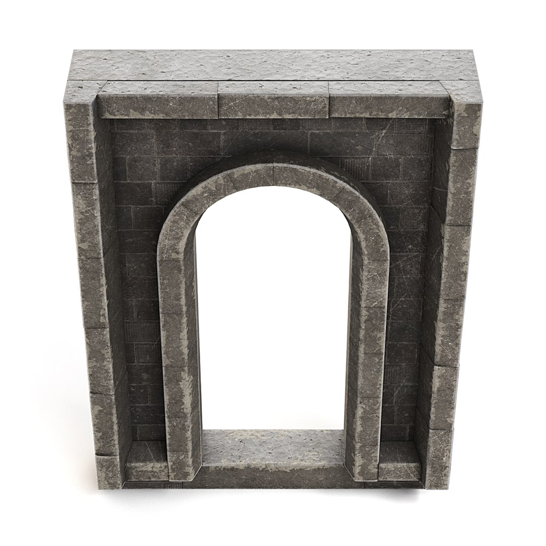 Dungeon Wall Entrance Model - TurboSquid 2291861