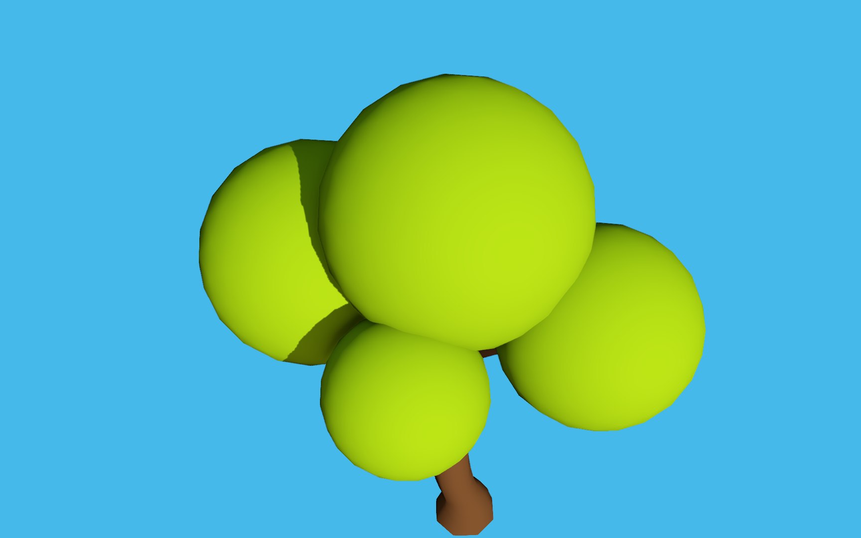 3D 3D Stylized Apple Tree Big And Smal Cinema4D And Blender Model ...