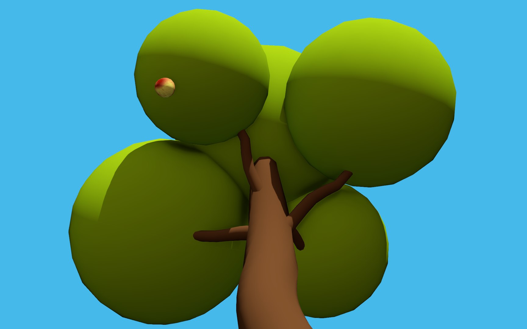 3D 3D Stylized Apple Tree Big And Smal Cinema4D And Blender Model ...