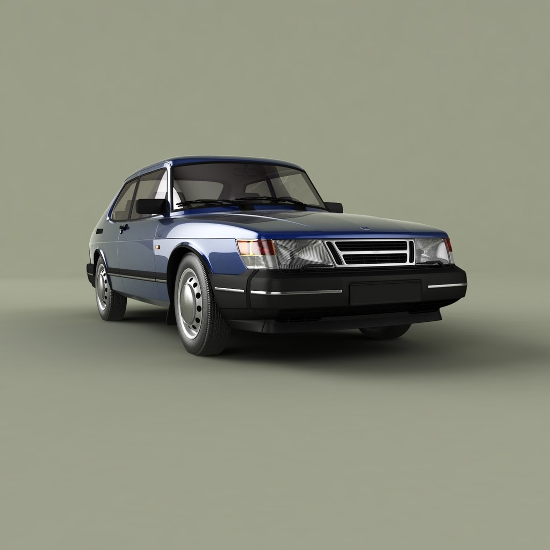 3D Saab 900 3-door Model - TurboSquid 2415904