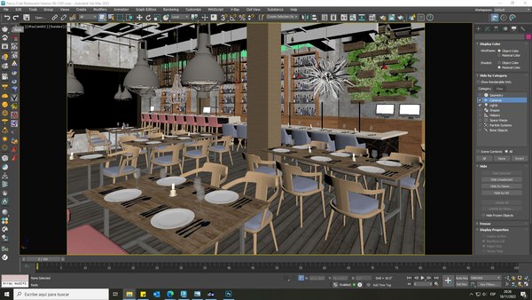 3D Modern Restaurant - High Detail - TurboSquid 1990290