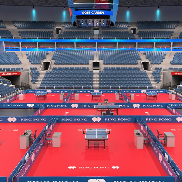 Ping Pong Table 3D Models for Download | TurboSquid