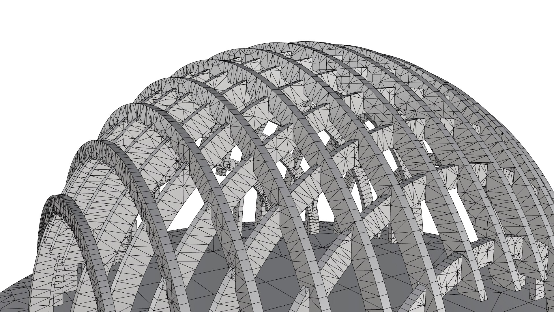 Parametric Dome Contour 01 Model - TurboSquid 2207435