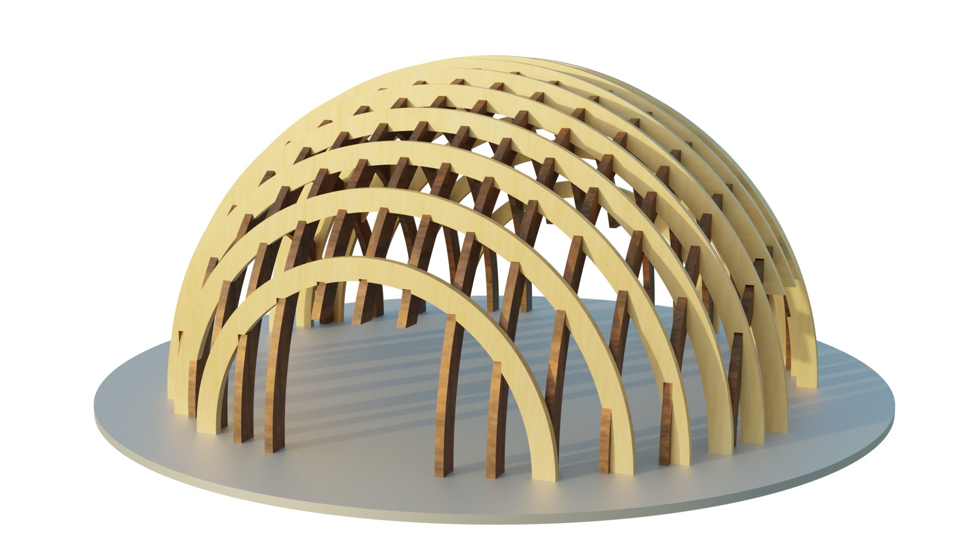 Parametric Dome Contour 01 Model - TurboSquid 2207435