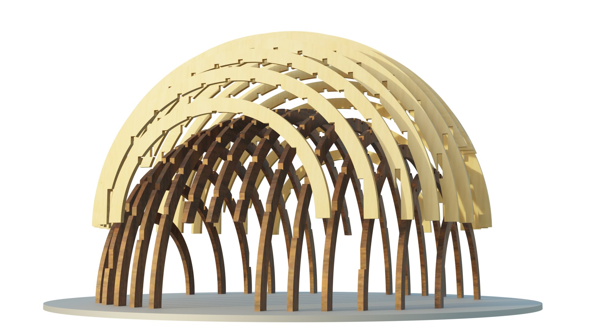 Parametric Dome Contour 01 Model - TurboSquid 2207435
