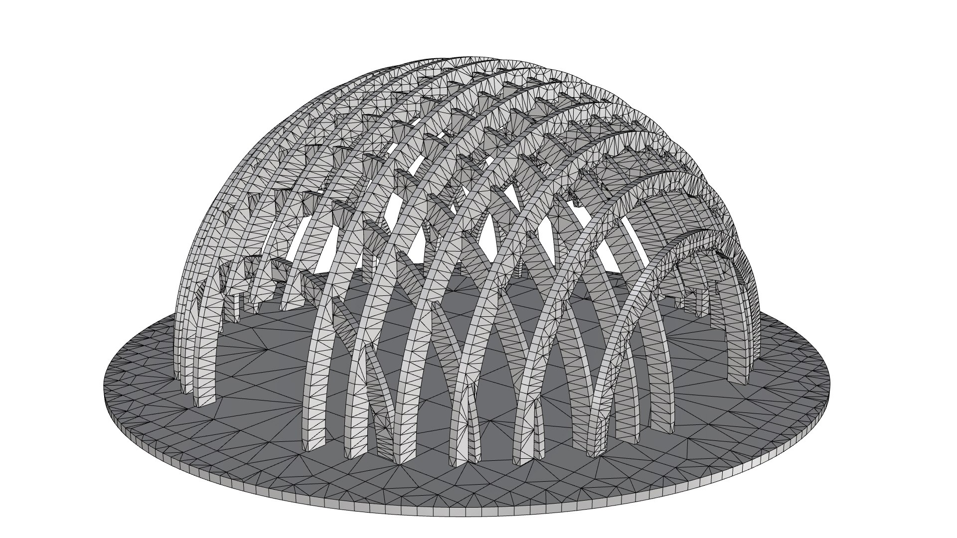 Parametric Dome Contour 01 Model - TurboSquid 2207435
