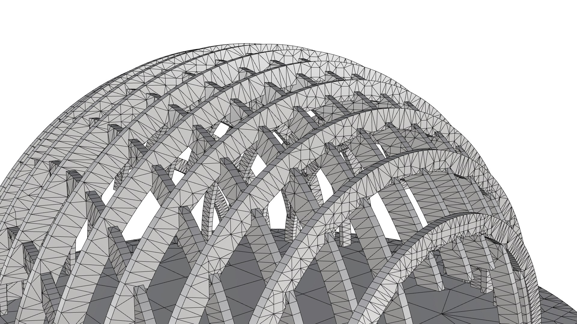 Parametric Dome Contour 01 Model - TurboSquid 2207435