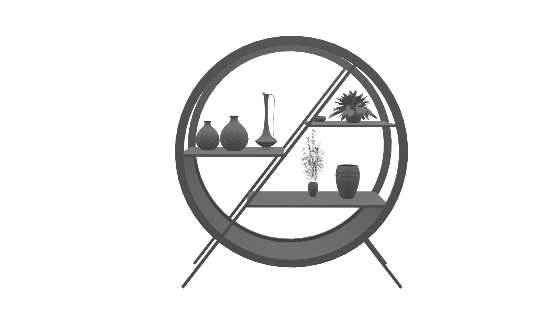 3D GOLDEN CIRCLE WHEEL TABLE - TurboSquid 2081039