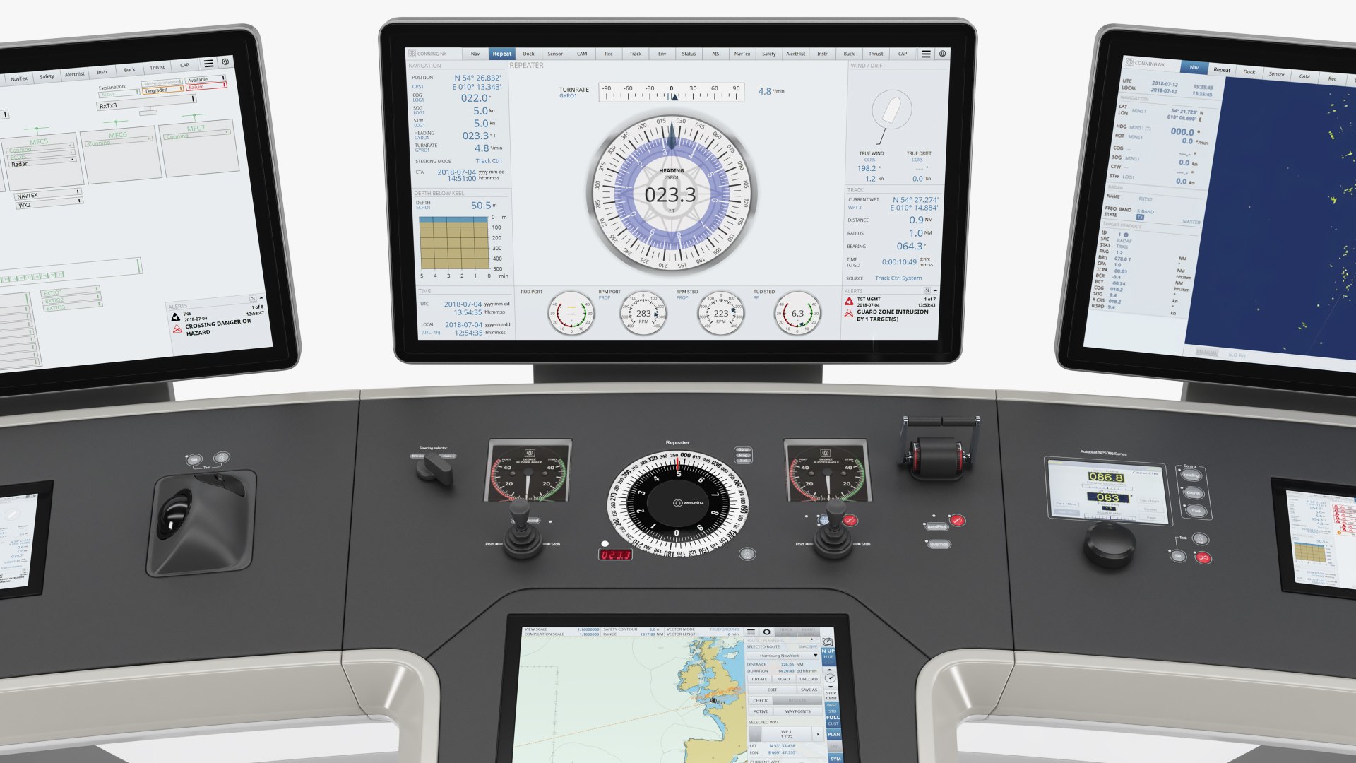 Ship Bridge Console V2 3D - TurboSquid 2208034
