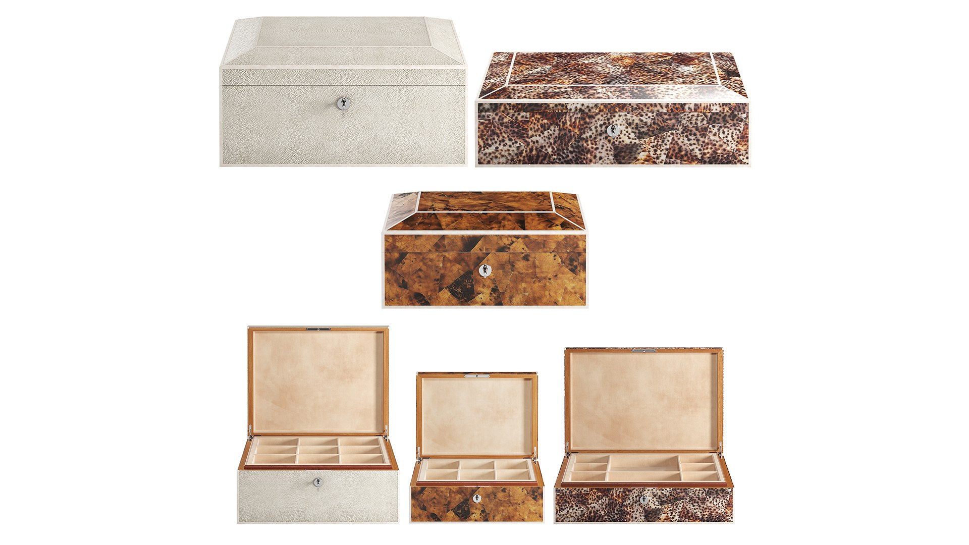 Jewelry Box Set 3D Model - TurboSquid 2184513