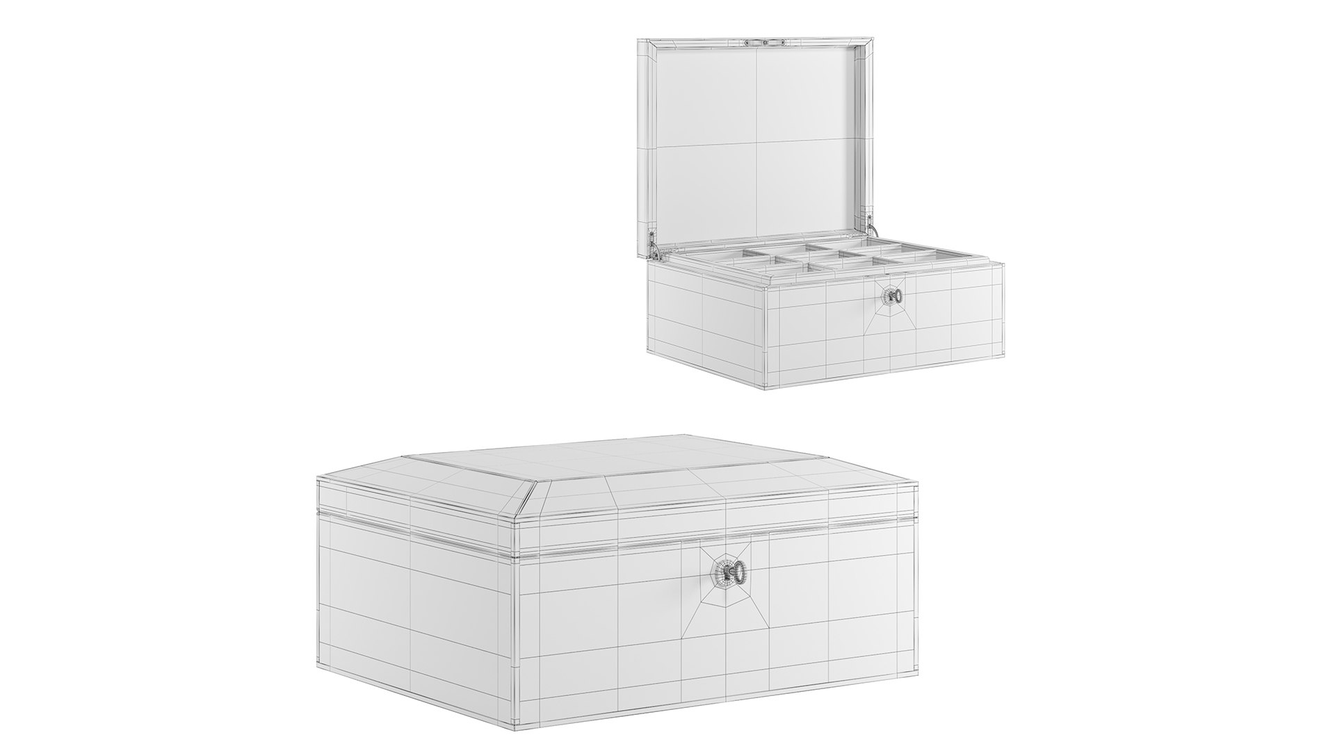 Jewelry Box Set 3D Model - TurboSquid 2184513