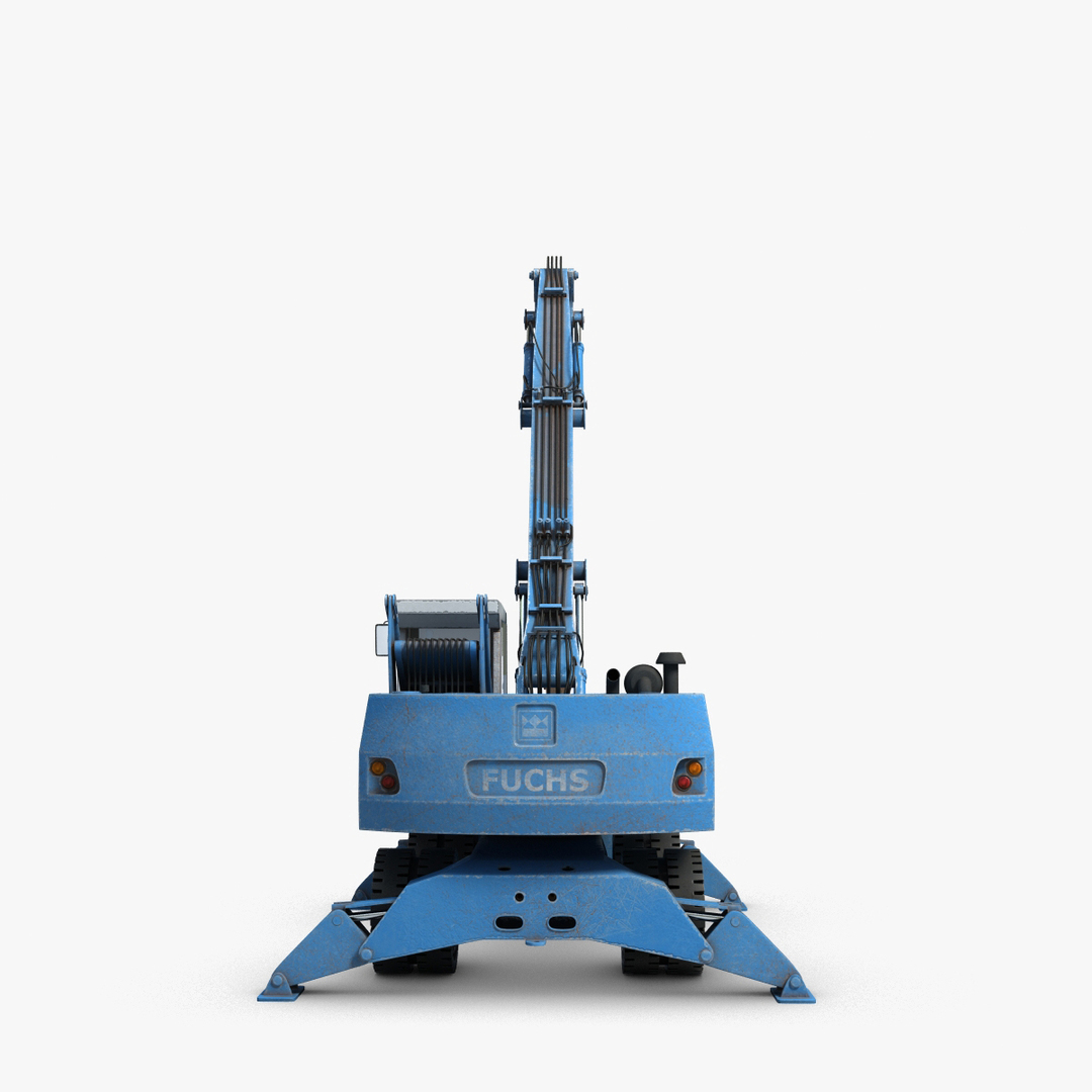 Fuchs Industrial Excavators Mhl 3d 3ds