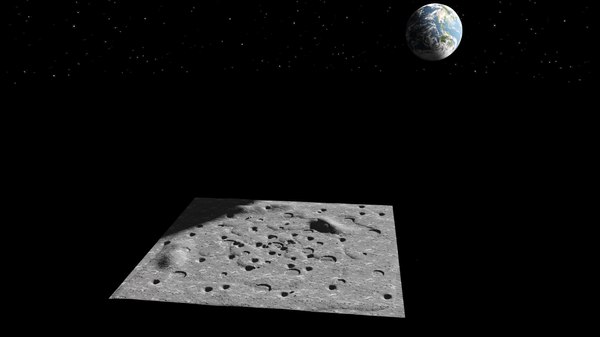 Moon surface 3D model - TurboSquid 1678465