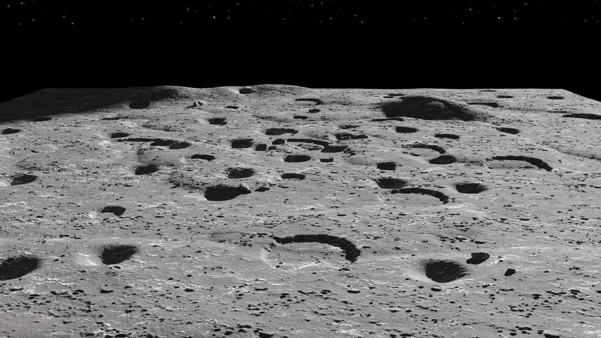 Moon Surface 3D Model - TurboSquid 1678465