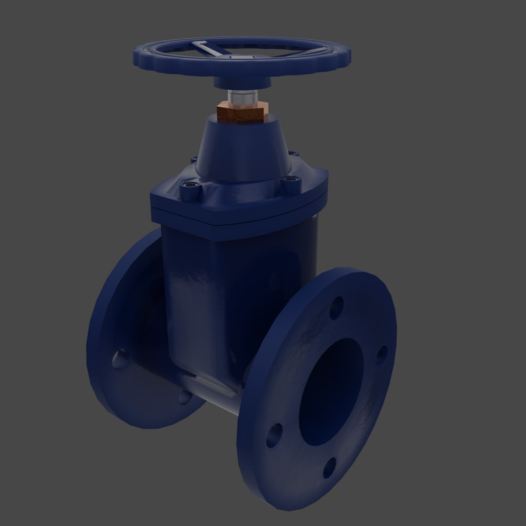 3D Gate Valve Model - TurboSquid 2320980