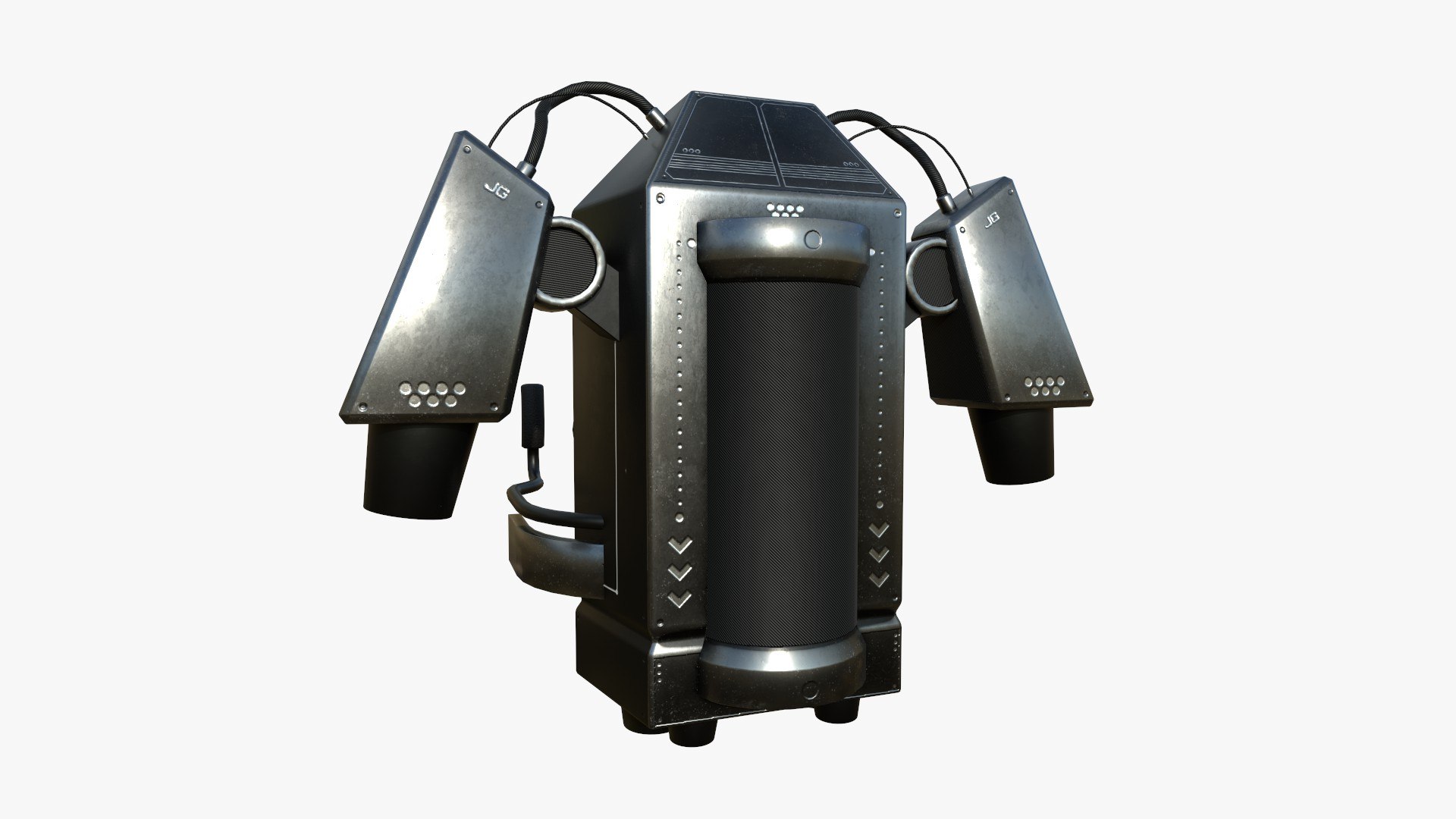 3D Jetpack G07 Steel - SciFi Character Design - TurboSquid 1965957