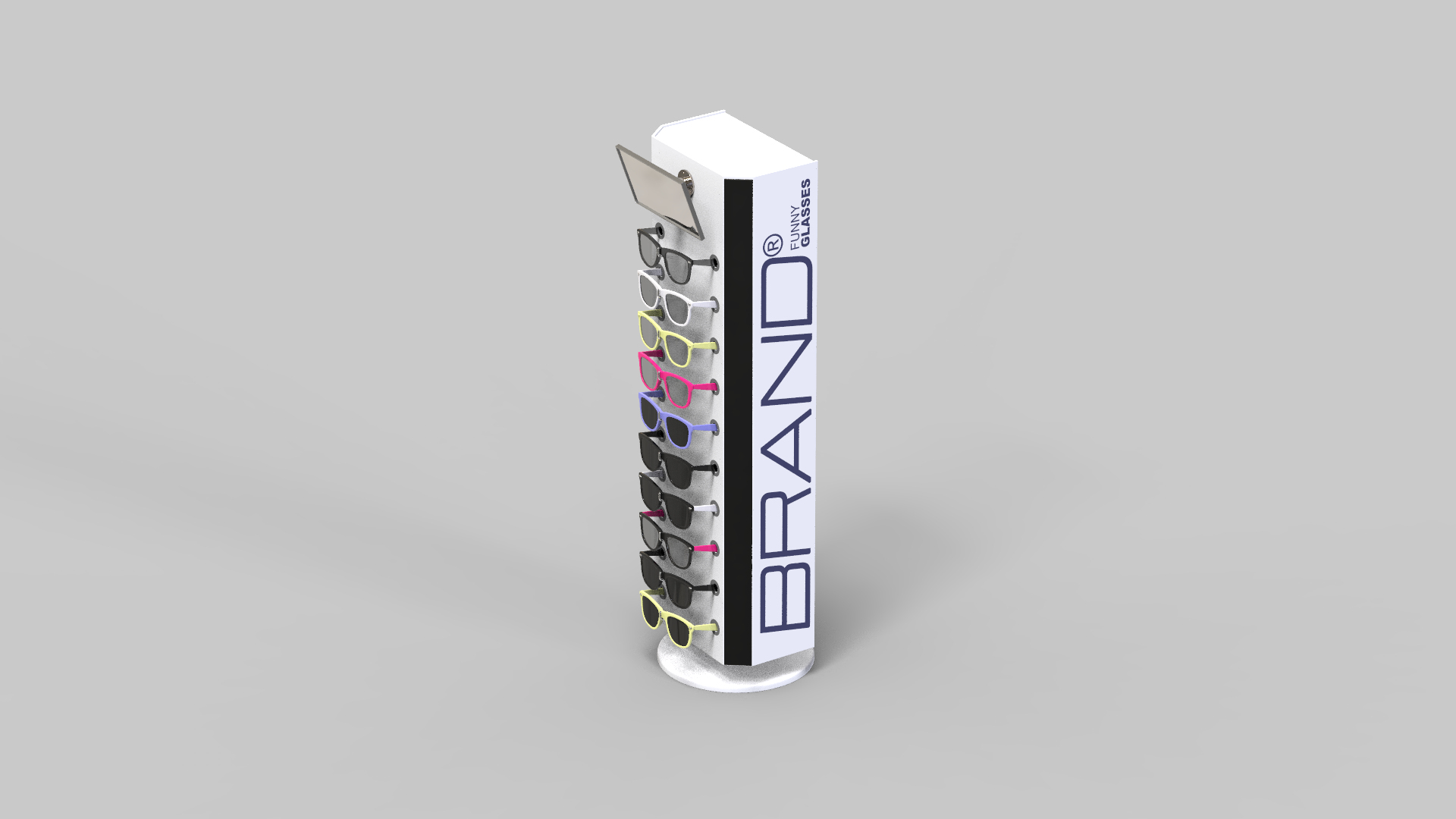 Glasses Stand Display 3D model - TurboSquid 2043965