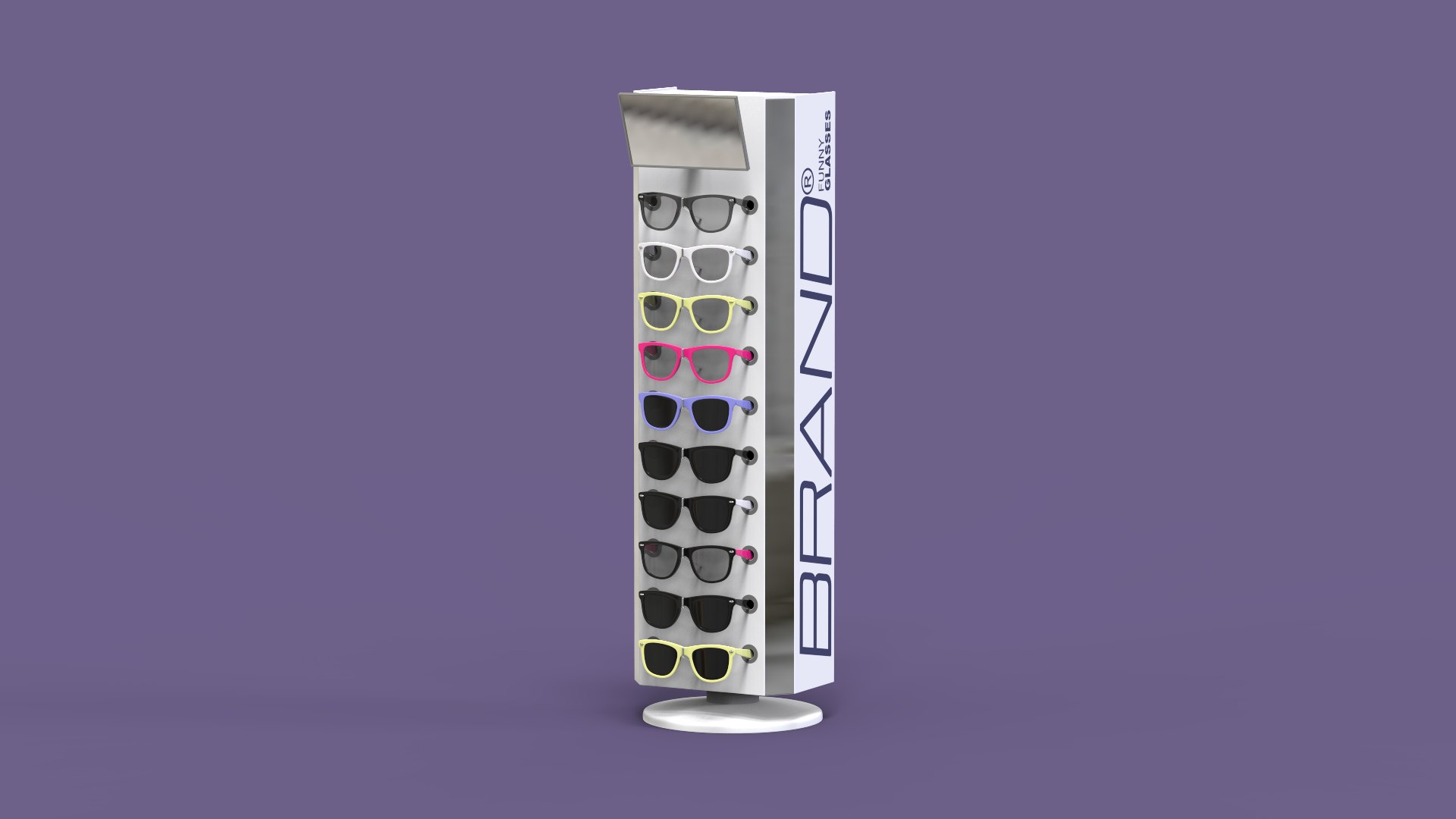 Glasses Stand Display 3D model - TurboSquid 2043965
