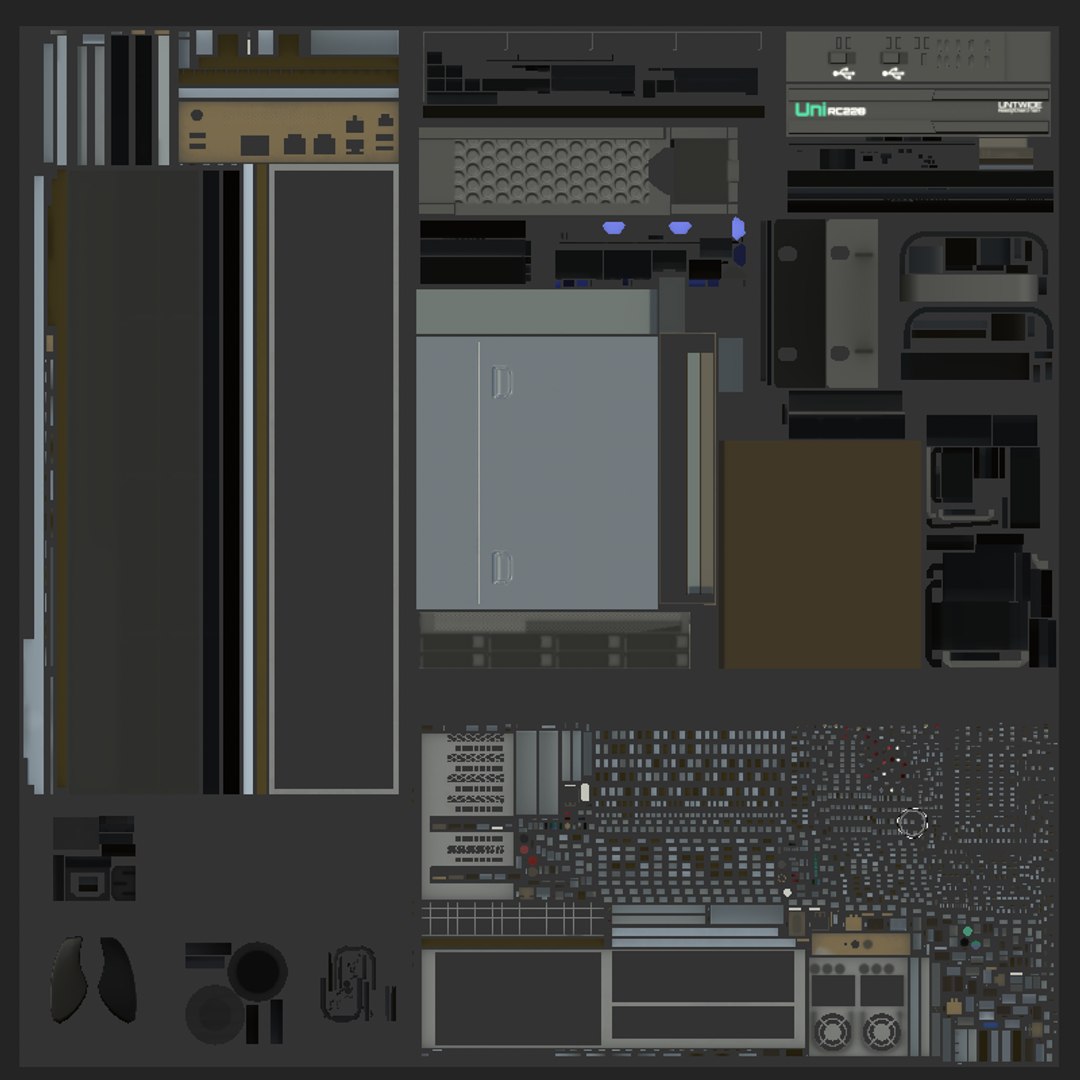 3D Server Uni RC228 Model - TurboSquid 2068318