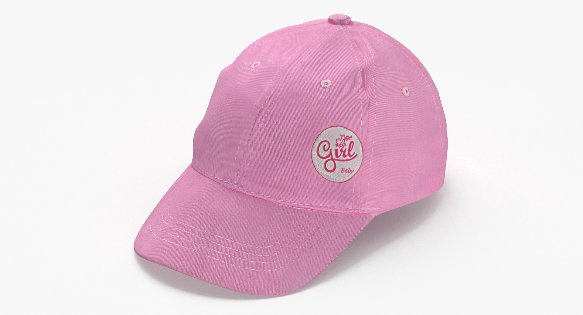 3D Girl Cap Pink 01 - TurboSquid 2065266