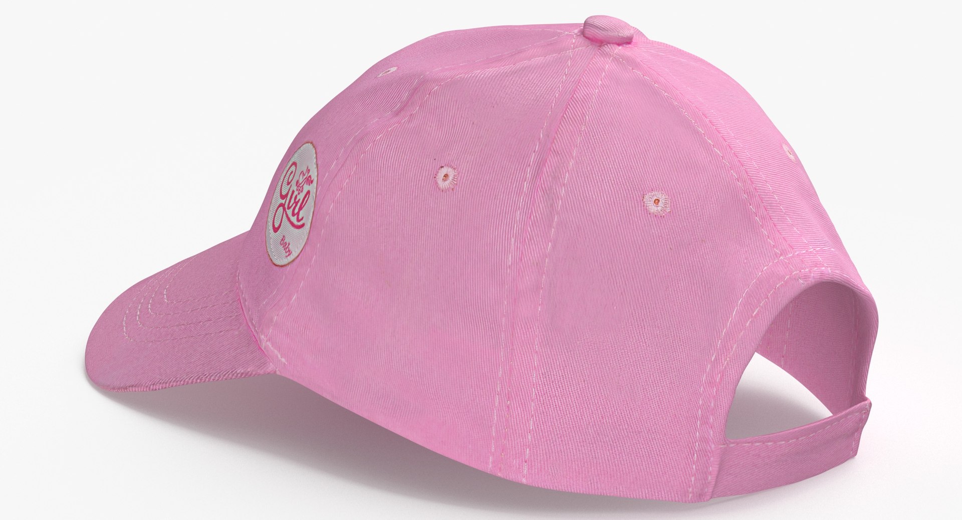 3D Girl Cap Pink 01 - TurboSquid 2065266