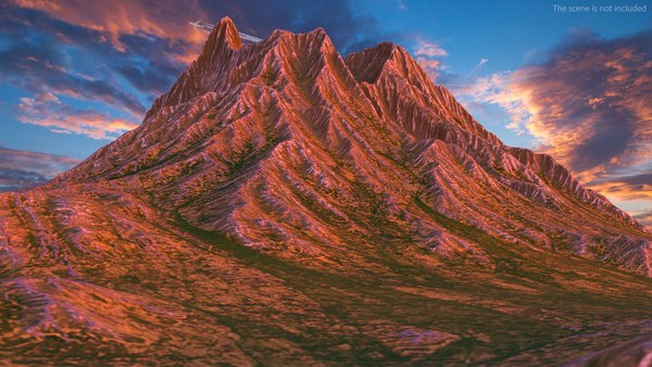 modelo 3d Volcán inactivo - TurboSquid 1999694