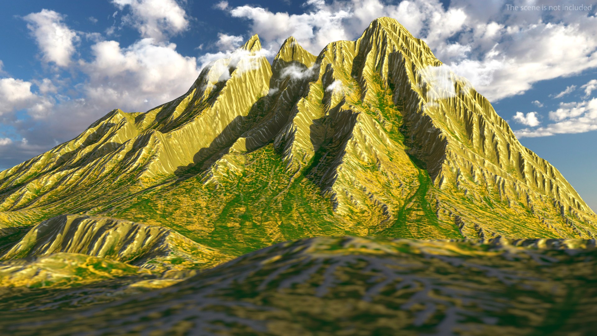 Dormant Volcano 3D model - TurboSquid 1999694