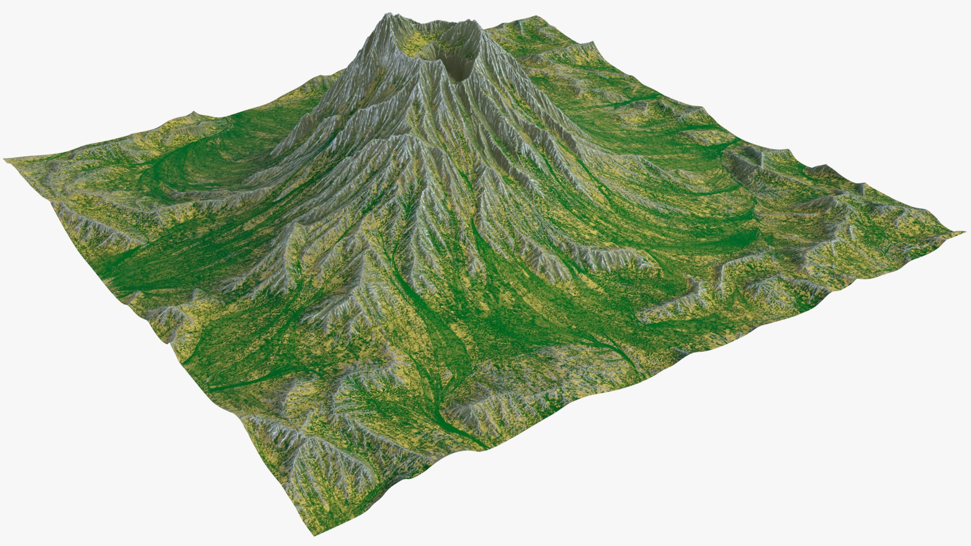 Dormant Volcano 3D model - TurboSquid 1999694