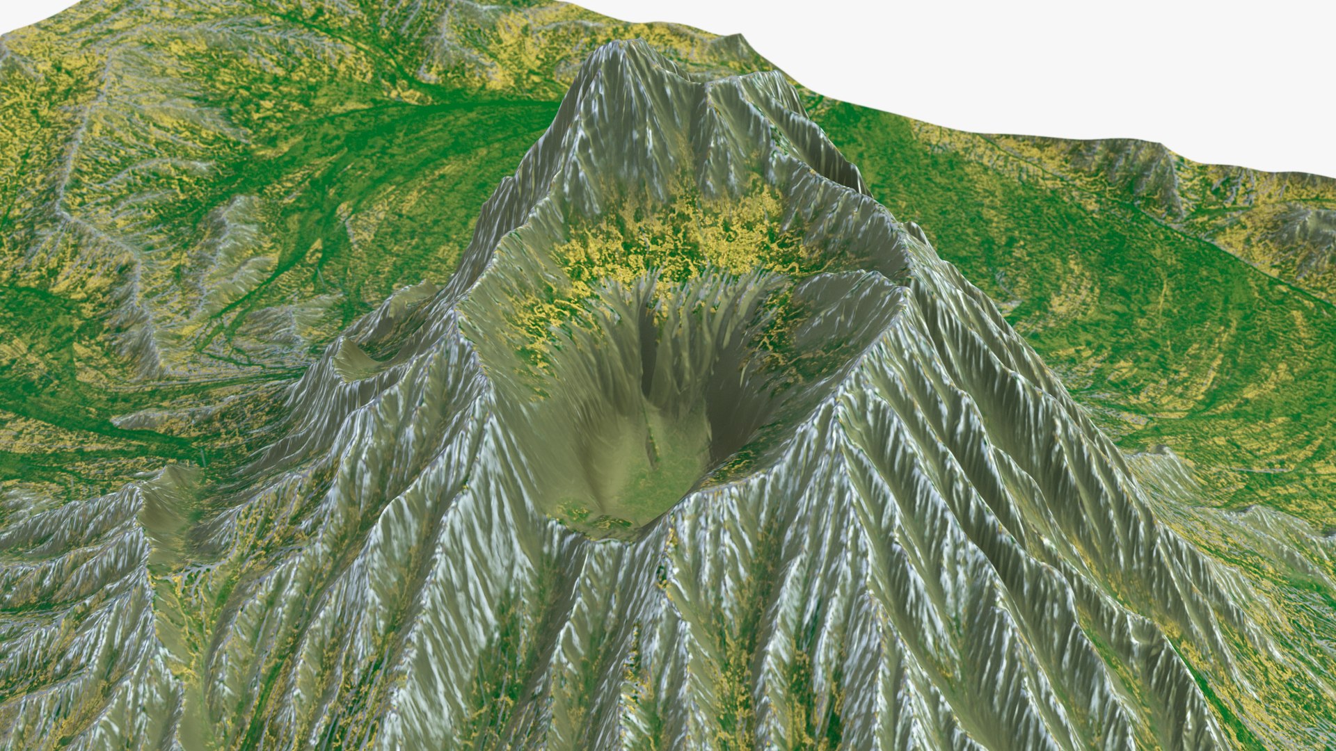 Dormant Volcano 3D model - TurboSquid 1999694