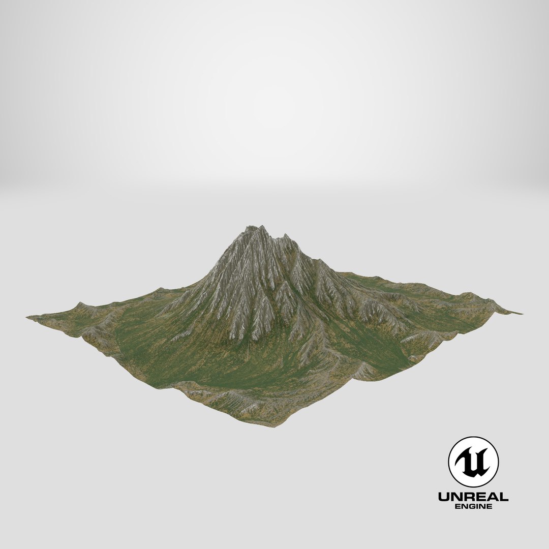 Dormant Volcano 3D model - TurboSquid 1999694