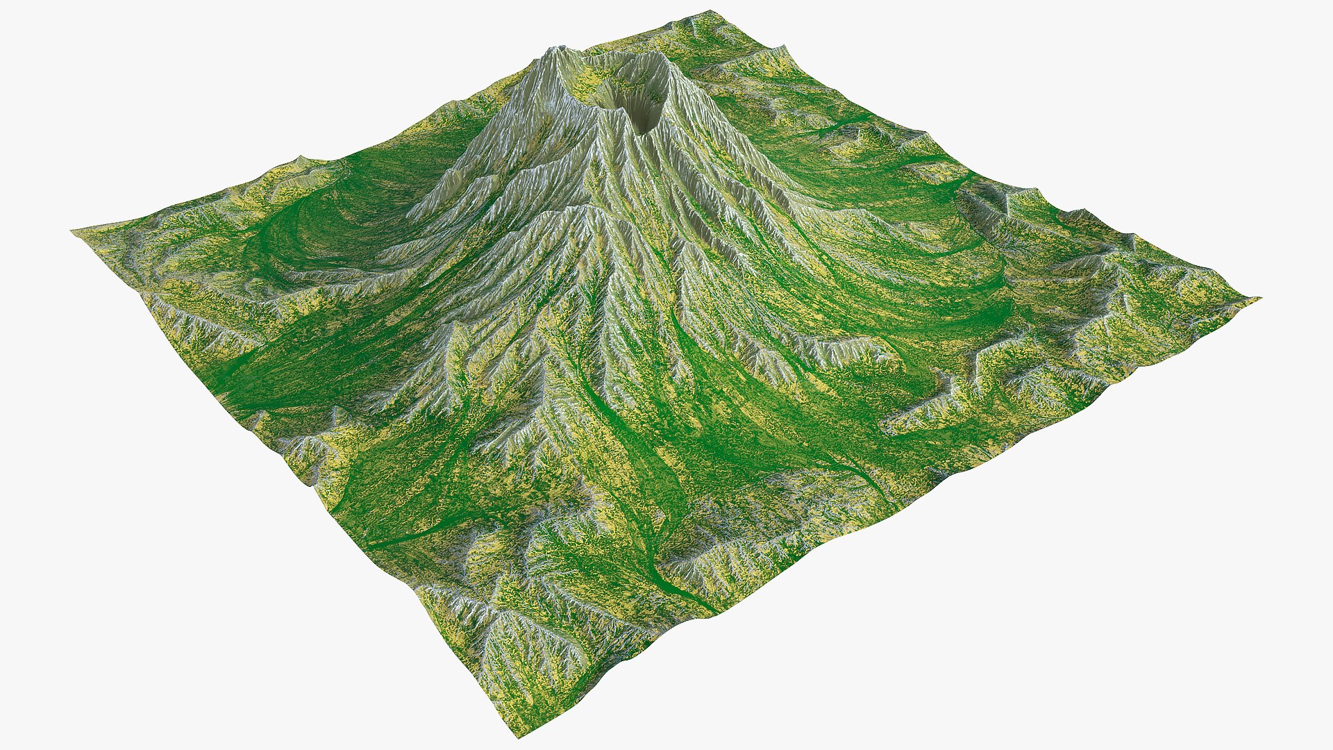 Dormant Volcano 3D model - TurboSquid 1999694