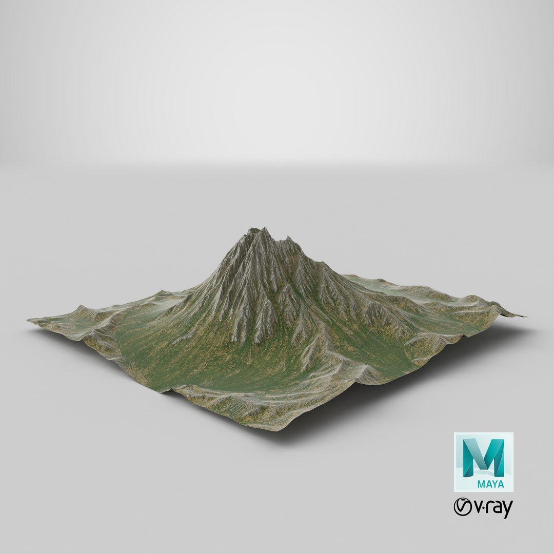 Dormant Volcano 3D model - TurboSquid 1999694