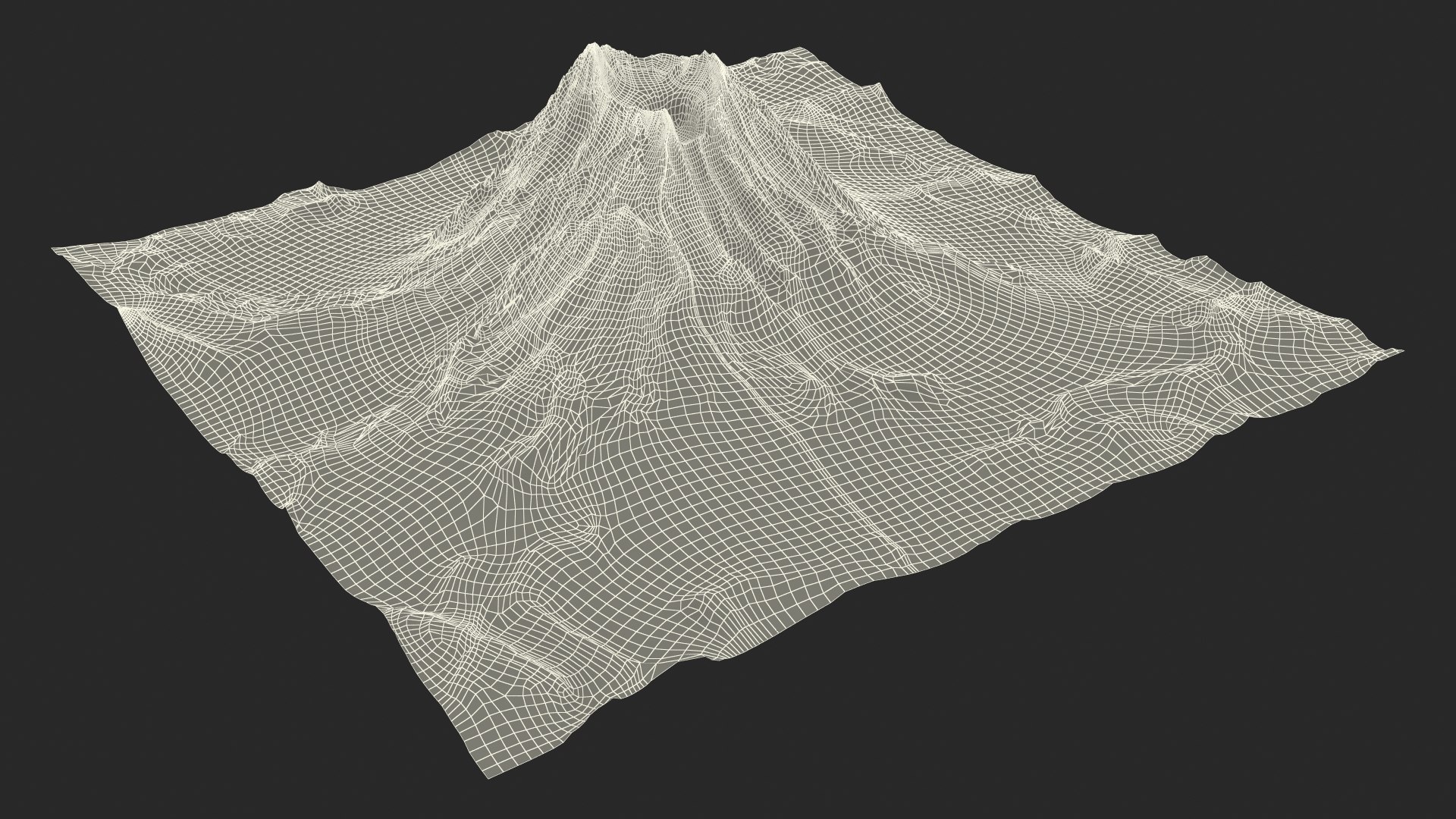 Dormant Volcano 3D model - TurboSquid 1999694