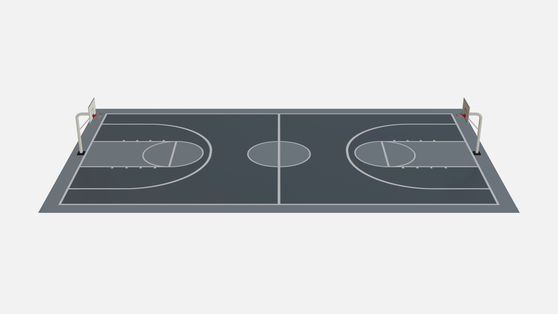 Basketball Court V9 Model - TurboSquid 2057263
