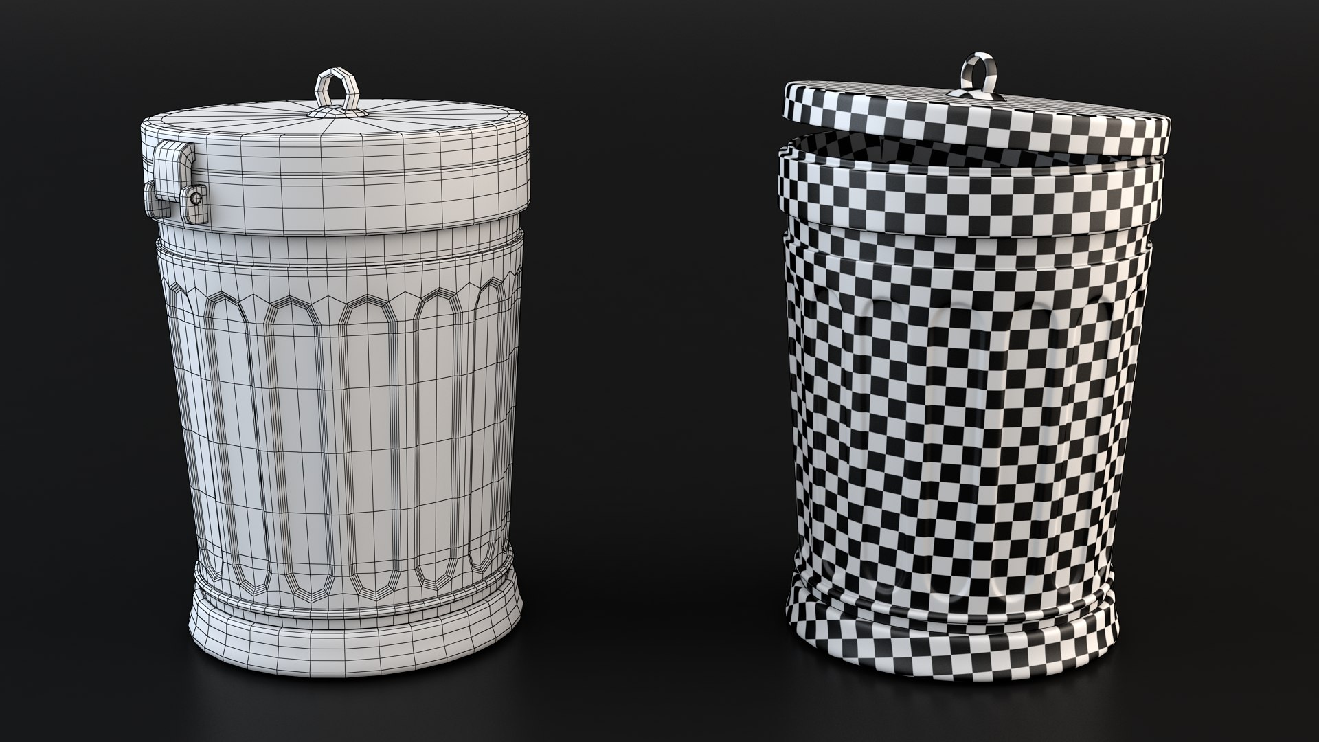 3D Trash Can Collection - TurboSquid 2309746