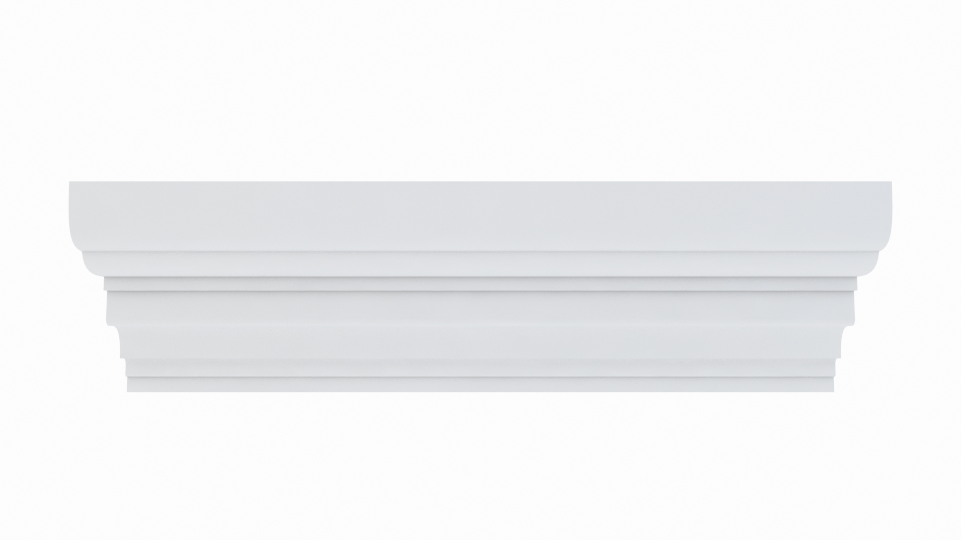 3D Cornice 114 Straight Model - TurboSquid 2027202