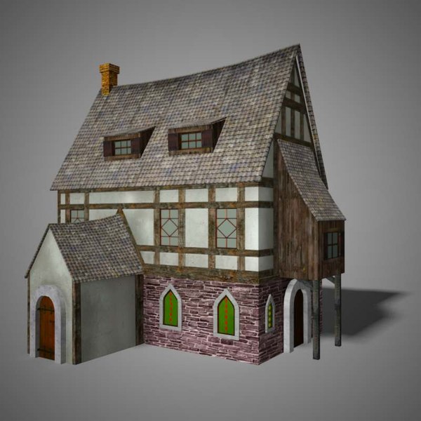 Medieval House 3D Models for Download | TurboSquid